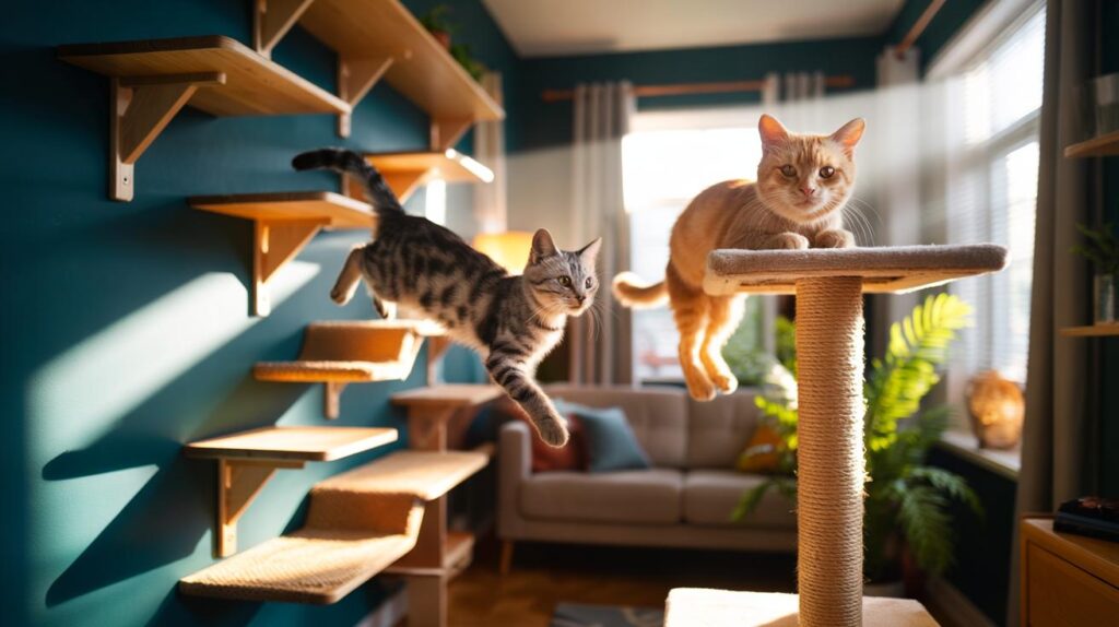How vertical spaces transform indoor cats: the climbing instinct that ...