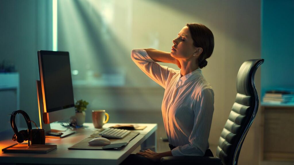 The Neck Stretch Routine That Relieves Desk Tension - How Gentle Pulls ...